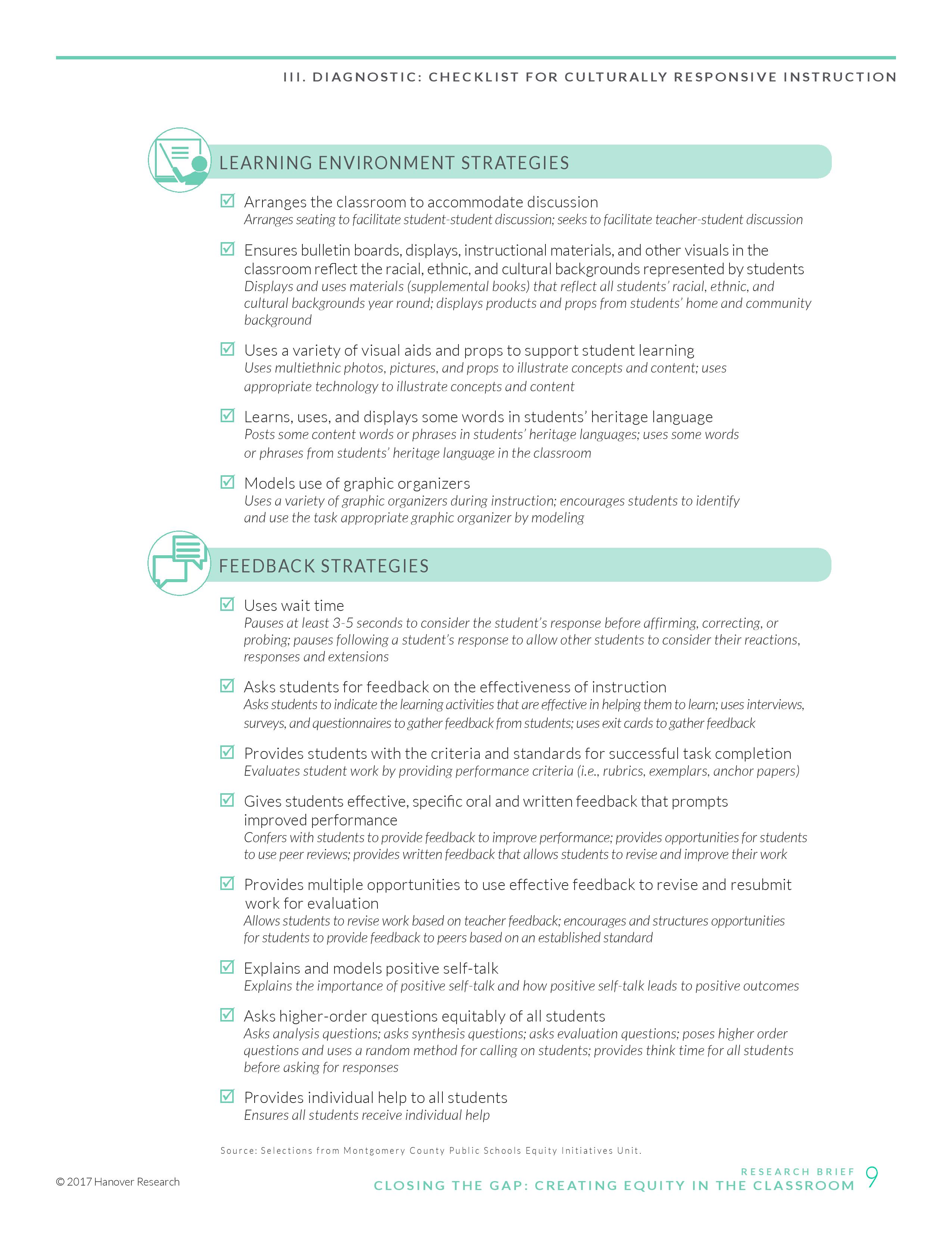 A Closer Look at Culturally Responsive Instuction
